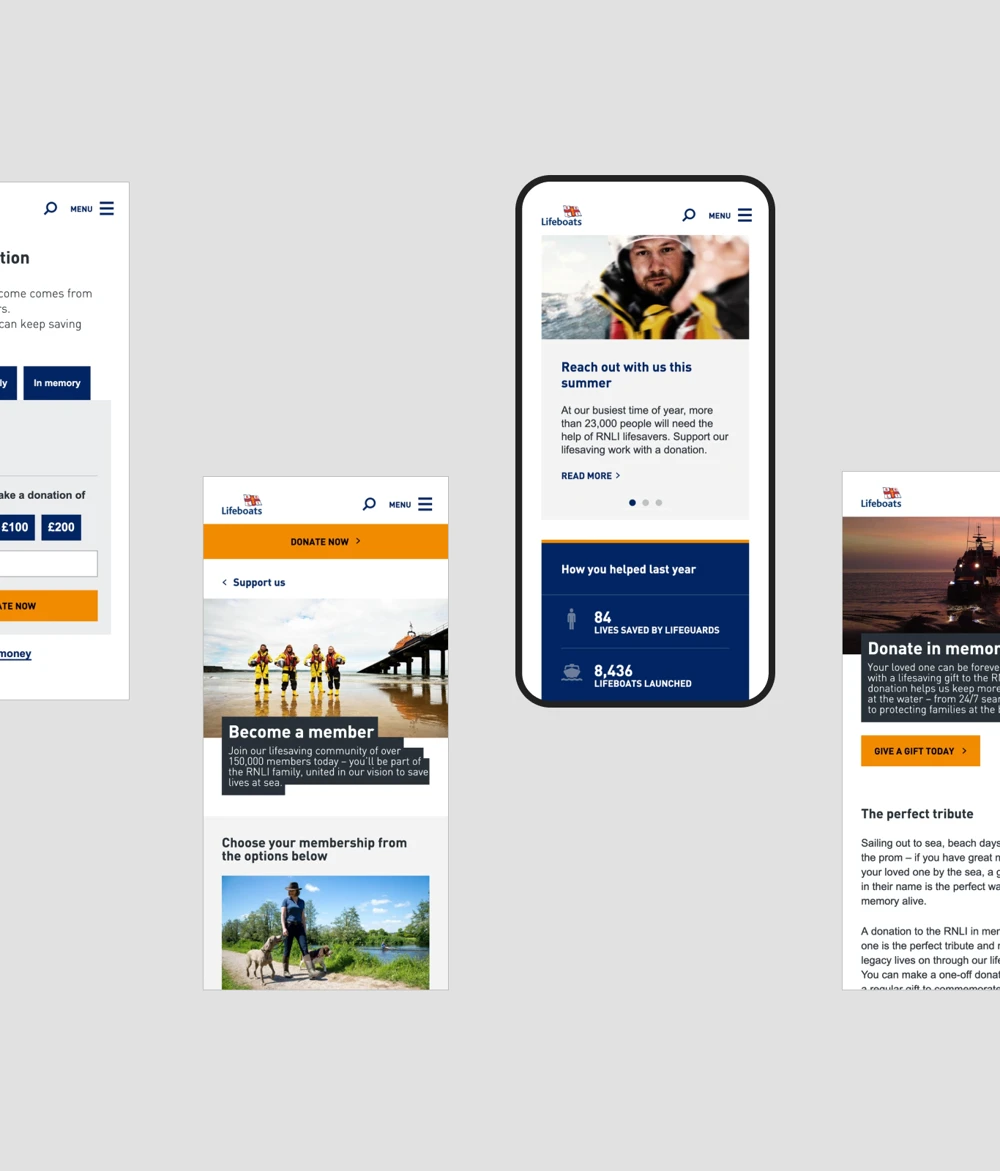 RNLI - Yoyo Design | Award-Winning Web Design Agency | London & Kent