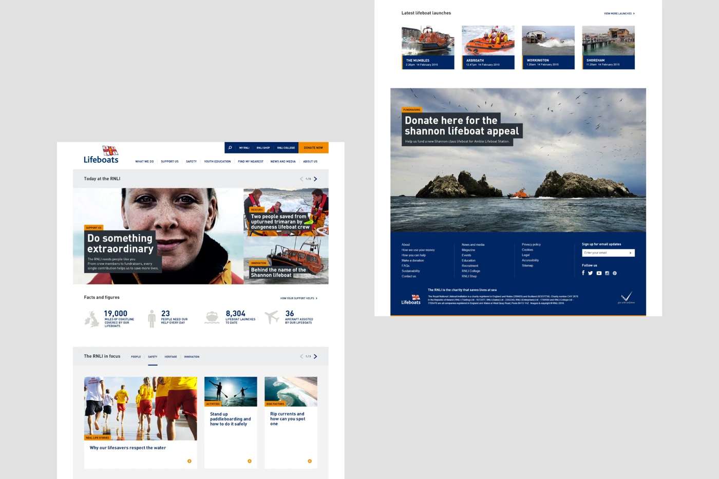 RNLI - Yoyo Design | Award-Winning Web Design Agency | London & Kent