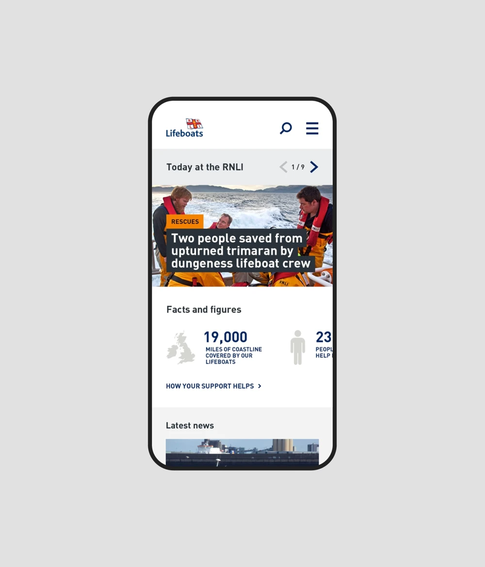 RNLI - Yoyo Design | Award-Winning Web Design Agency | London & Kent